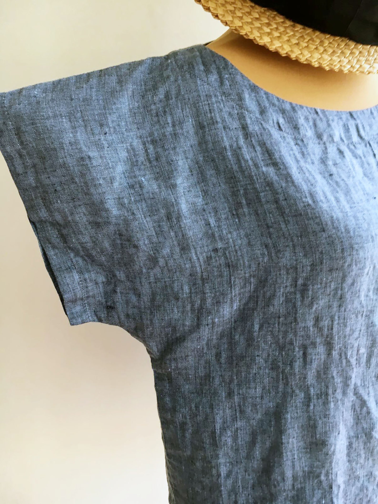 Linen T Shirt Light Linen Top Linen Shirt Women Shirt With - Etsy