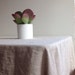 Extra Wide Linen Tablecloth 90 X 85 230x215cm From | Etsy