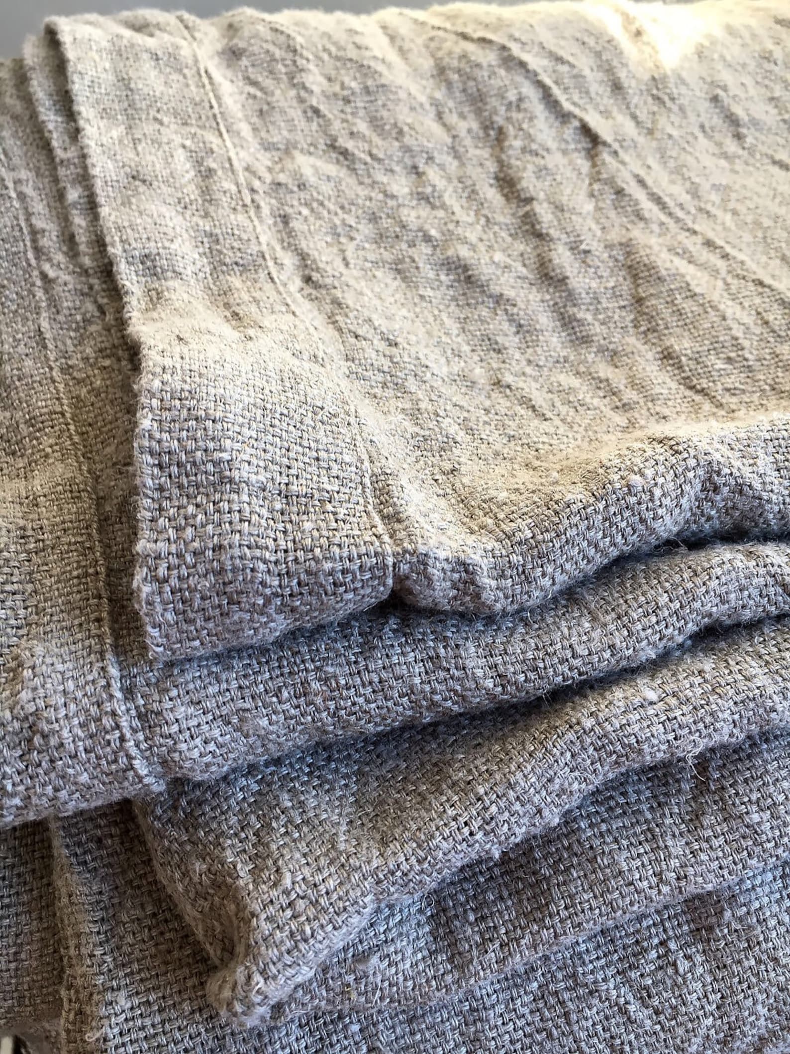 Linen Bed Cover Rustic Linen Rustic Blanket Linen Throw - Etsy UK