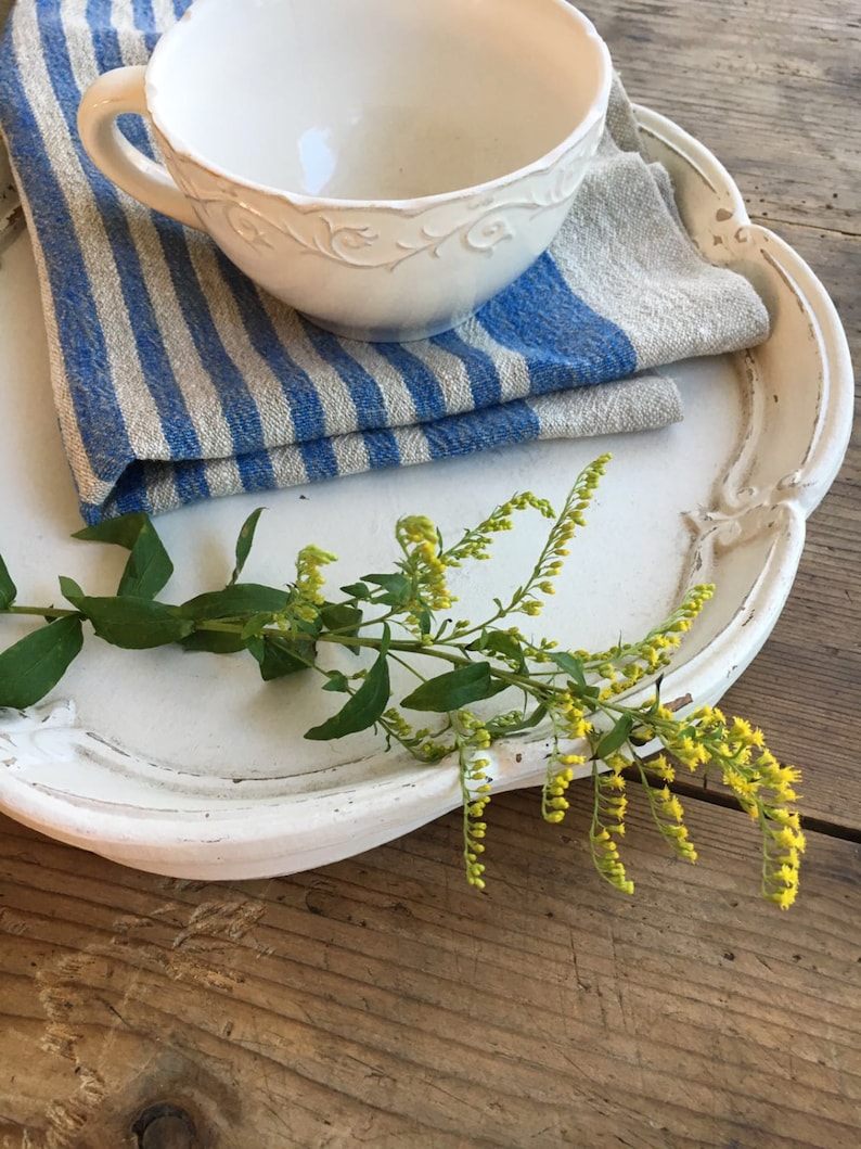 Set of 4 Heavy Linen tea towels dish towels kitchen towels | Etsy