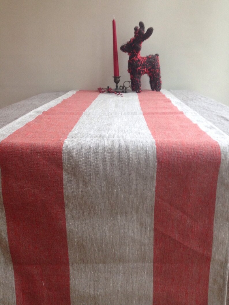 Linen Table Runner Thick Table Runner Fabric Table Runner - Etsy