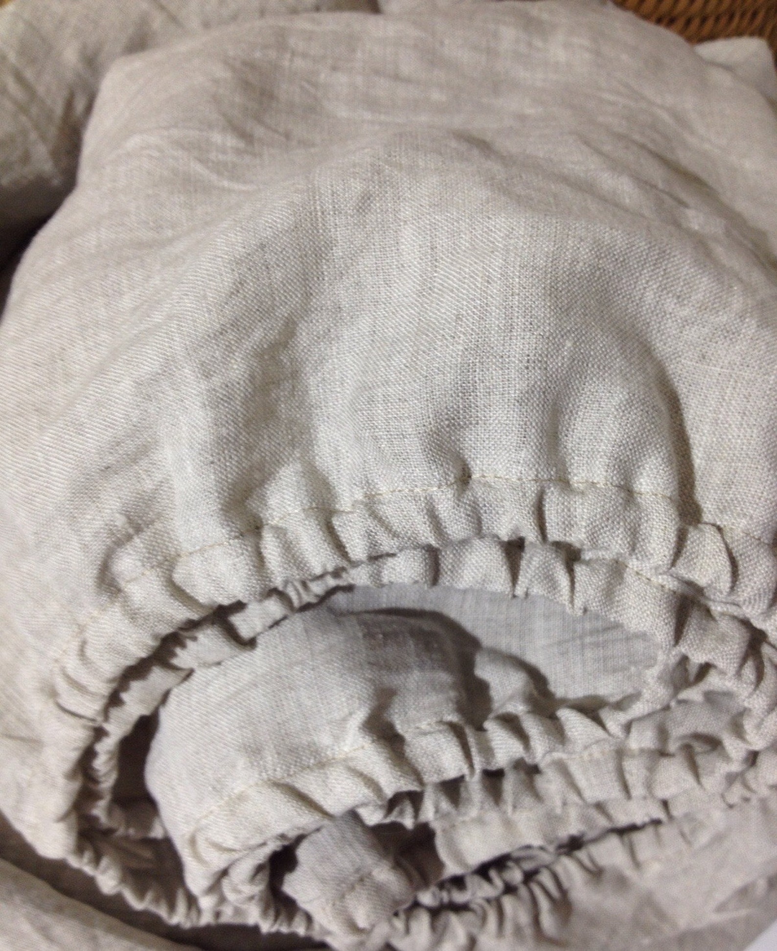 Fitted Linen Sheet Natural Linen Fitted Sheet Queen King - Etsy