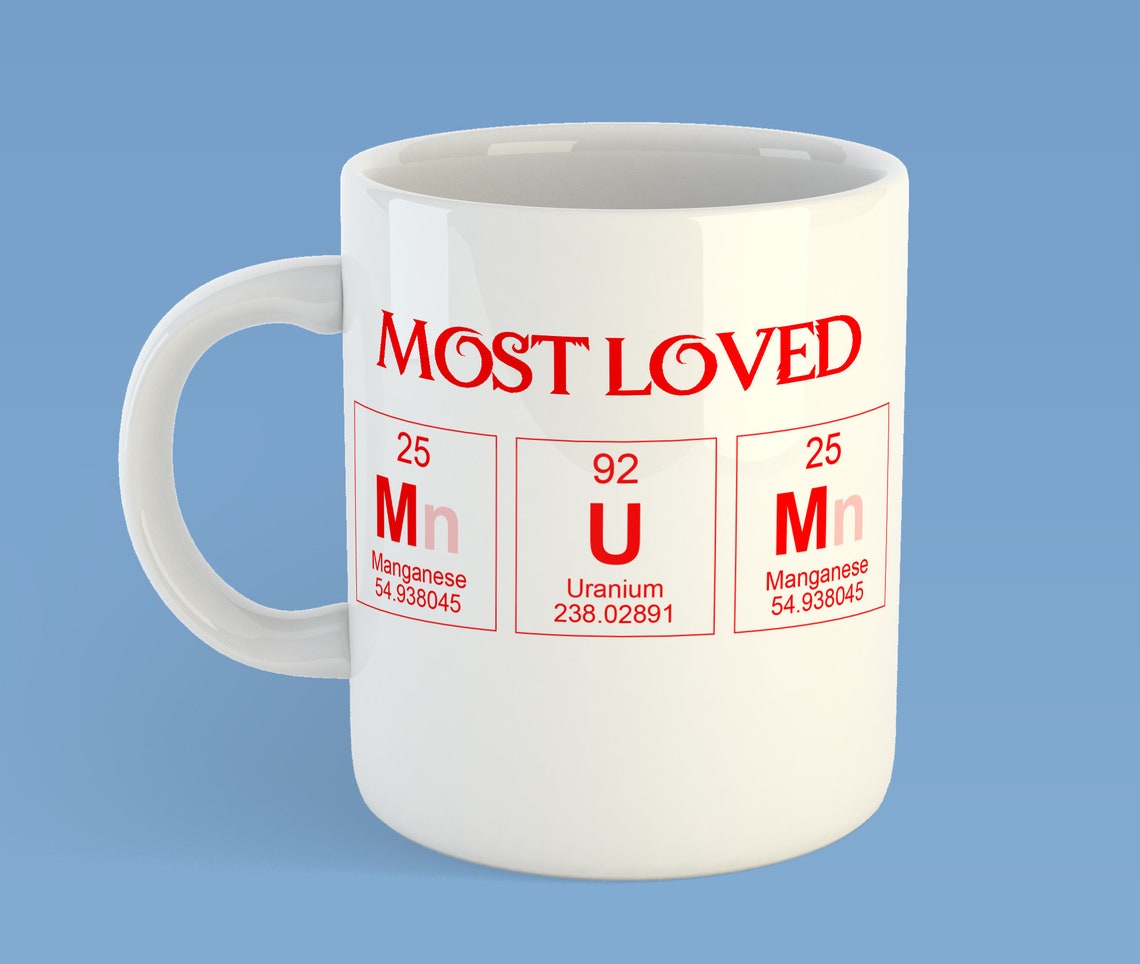 Mother Chemical Mug Periodic Table Mother Mothers Day - Etsy