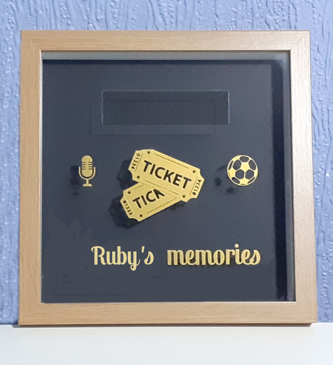Ticket Memory Drop Box Making Memories Personalised Memory - Etsy UK