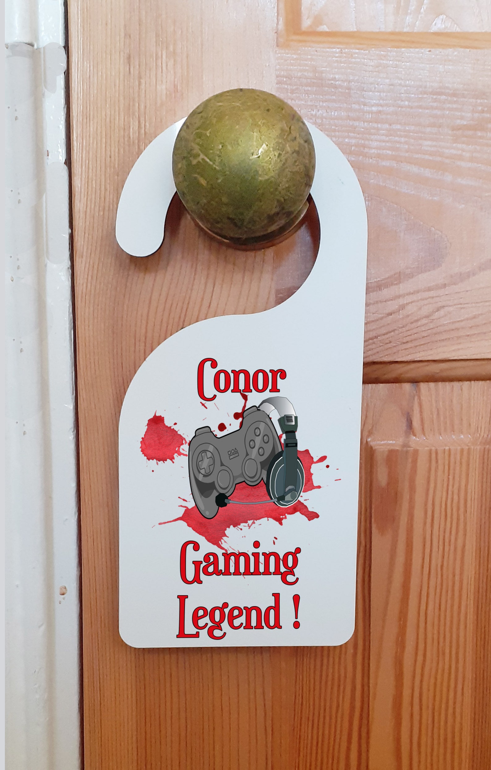 Gamer Door Hanger Gamer Legend Door Hanger Eat Sleep Game - Etsy UK