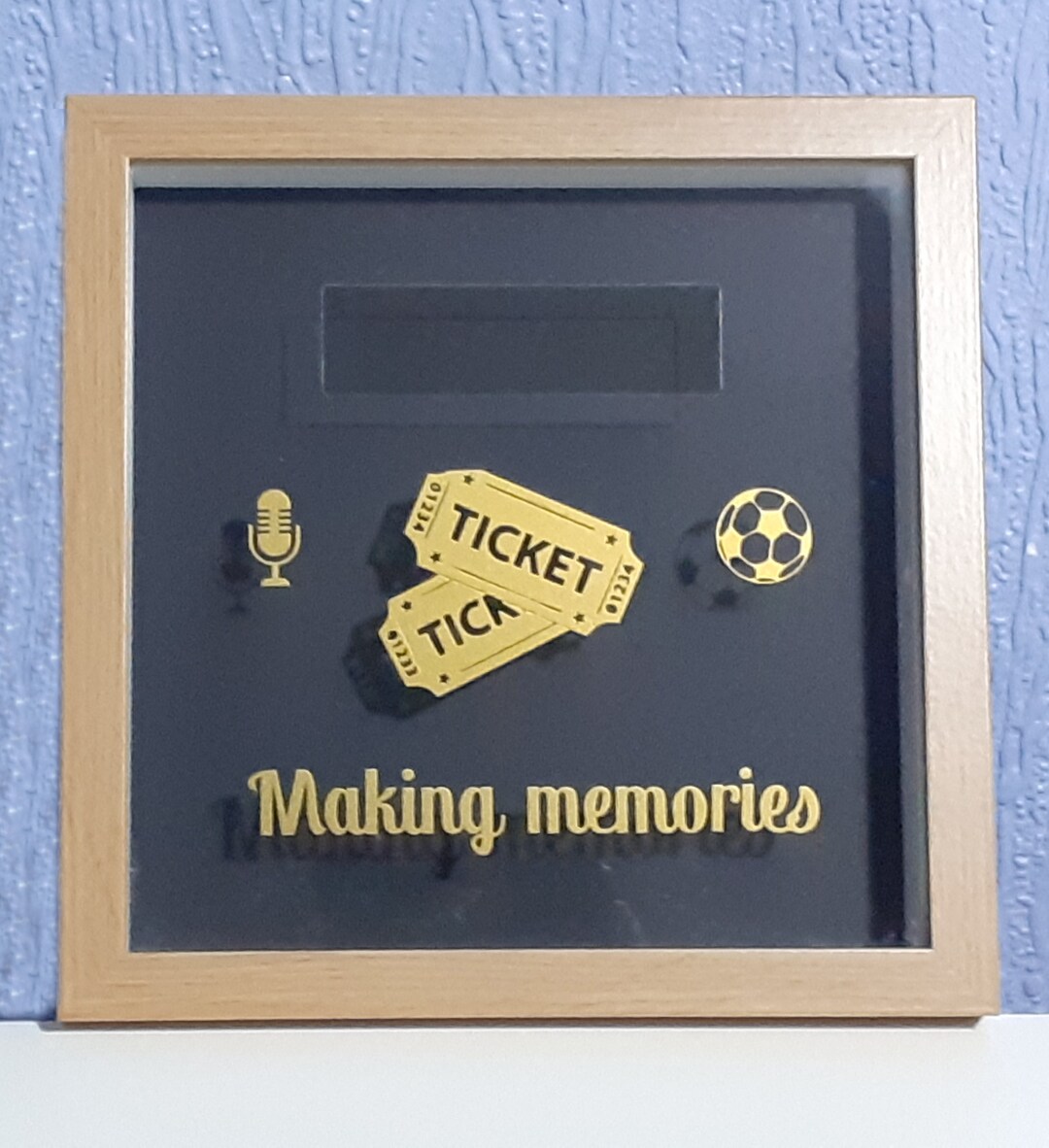 Ticket Memory Drop Box, Making Memories, Personalised Memory Box ...