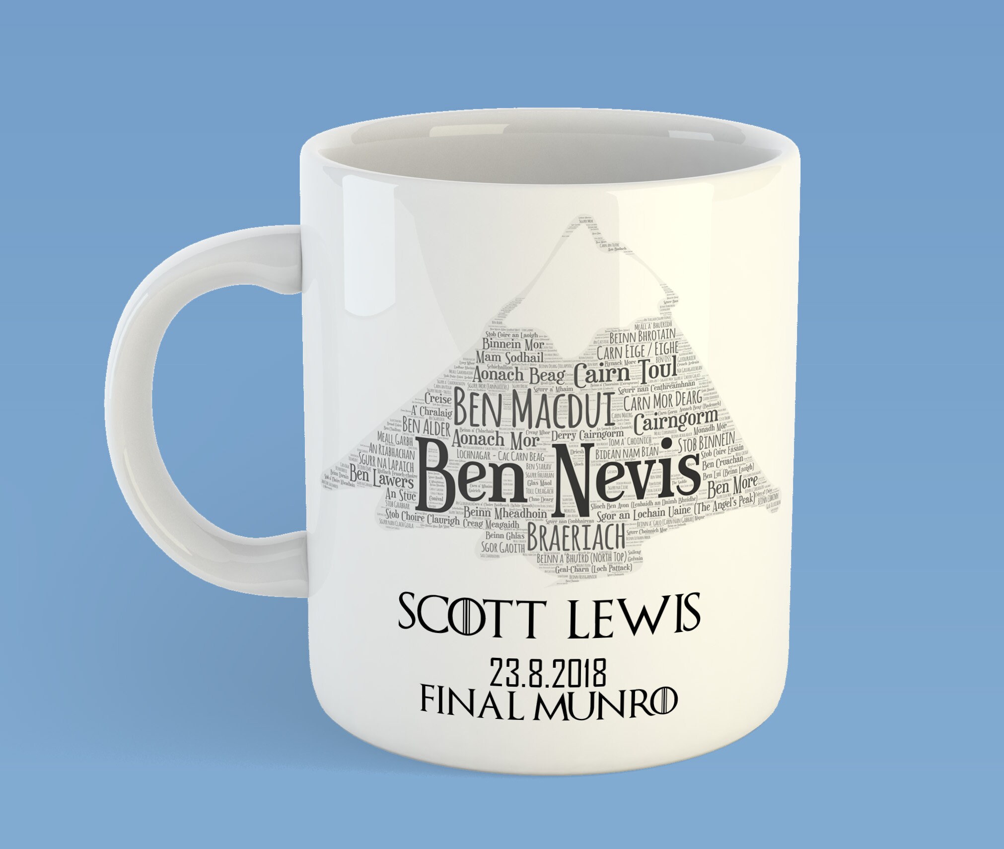 Munroist Mug, Compleators Mug, Final Munro Gift, Munro Bagger Gift ...