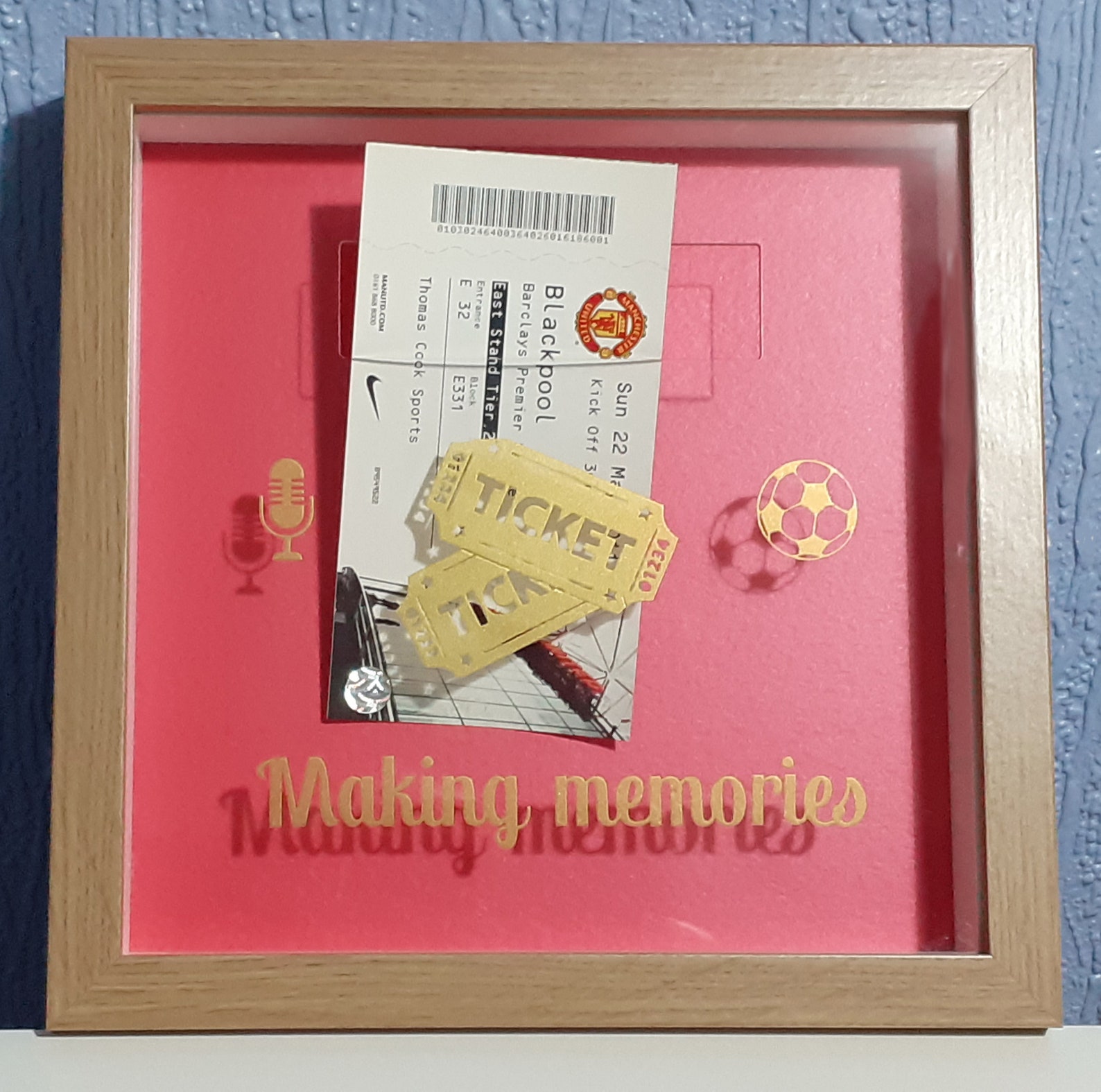 Ticket Memory Drop Box Making Memories Personalised Memory - Etsy UK