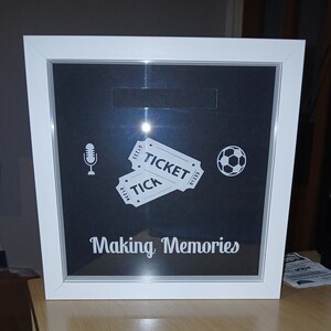 Ticket Memory Drop Box, Making Memories, Personalised Memory Box ...