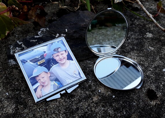 Personalised Compact Mirror Your Photo Mirror Gift for Her - Etsy UK