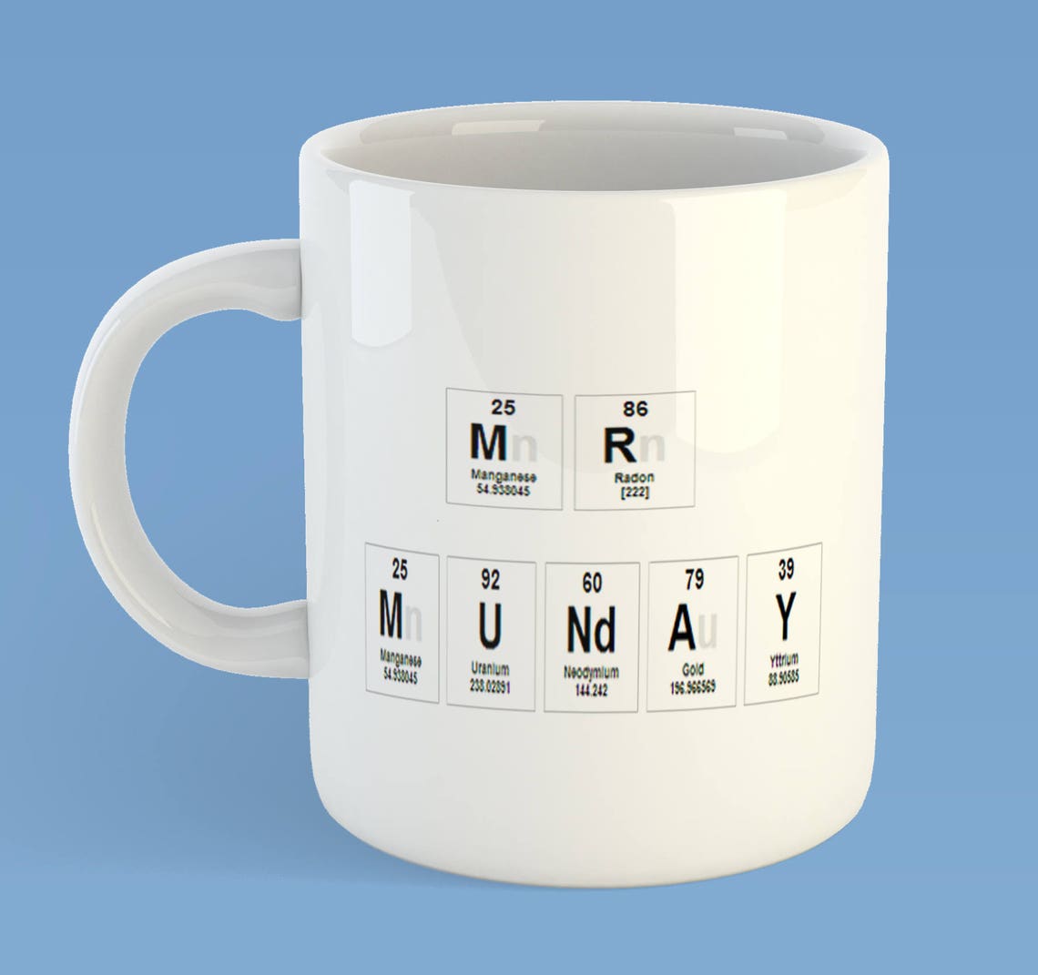 Periodic Table Mug Chemical Element Mug Custom Element Mug - Etsy UK