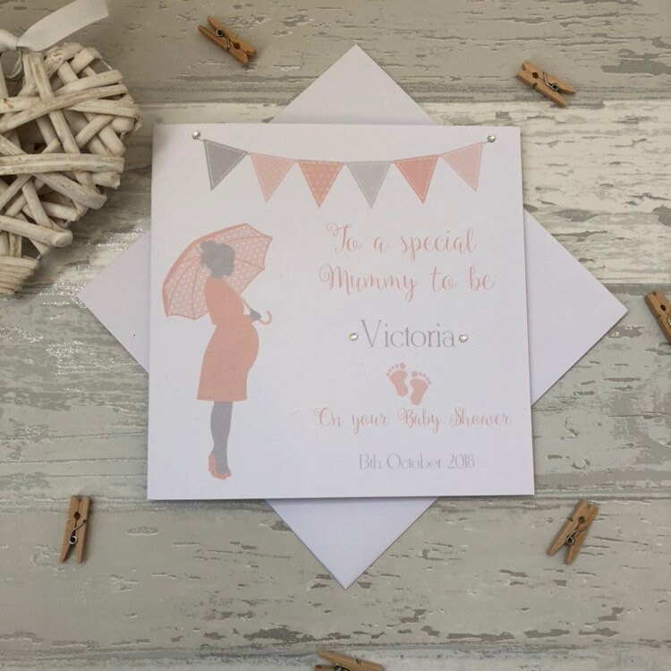 Personalised Baby Shower Card Mummy to Be Card New Mum Card - Etsy