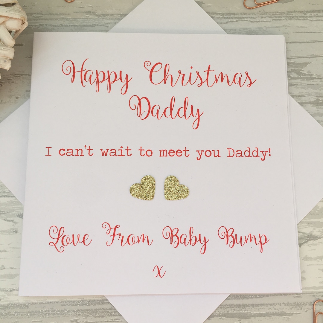 Baby Bump Christmas Card, Baby Bump Mummy Bump Card, Baby Bump Card ...