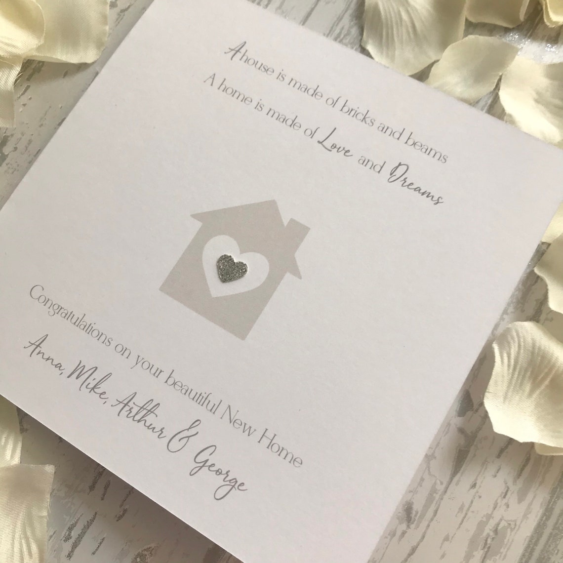 Personalised New Home Card Housewarming Card First Home - Etsy UK