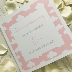 Personalised Remembering Loving Memory Memorial Remembrance Sympathy ...