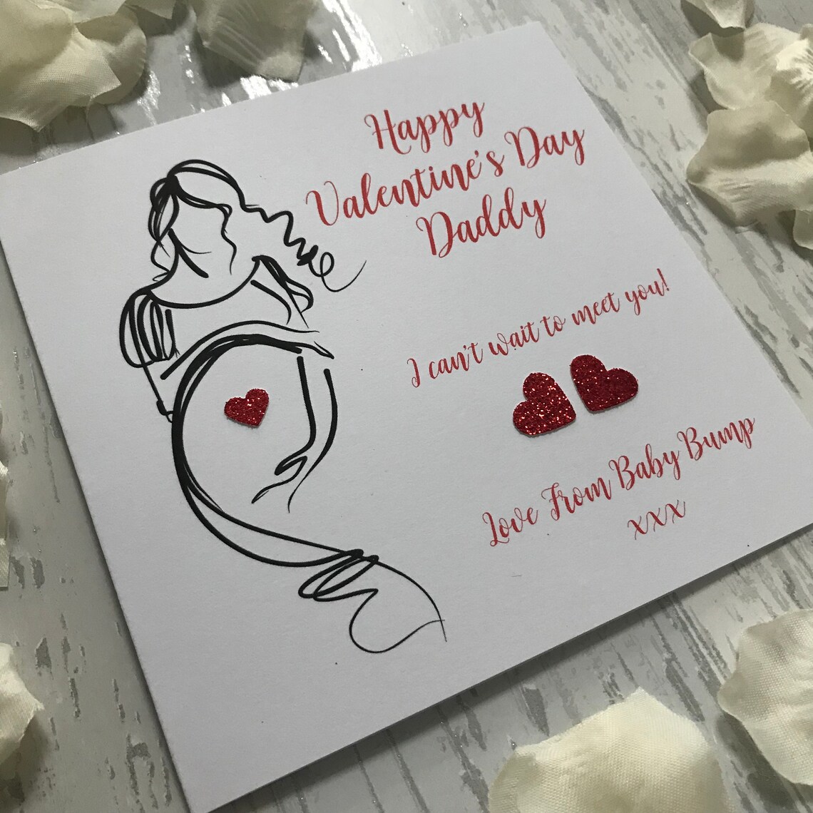 Father's Day Bump Card Bump Card Mummy Card From Bump - Etsy UK