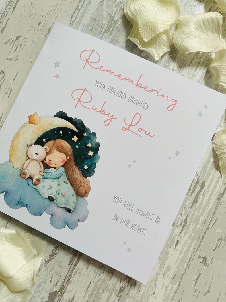 Personalised Remembering Loving Memory Memorial Remembrance Sympathy ...