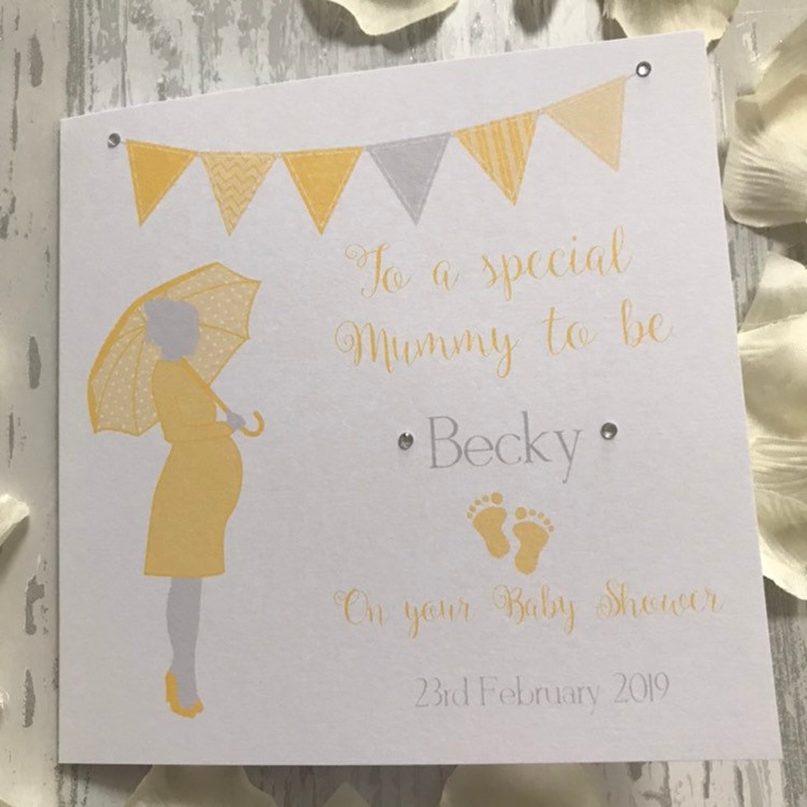 Personalised Baby Shower Card Mummy to Be Card New Mum Card | Etsy