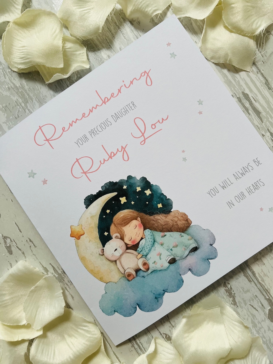 Personalised Remembering Loving Memory Memorial Remembrance Sympathy ...