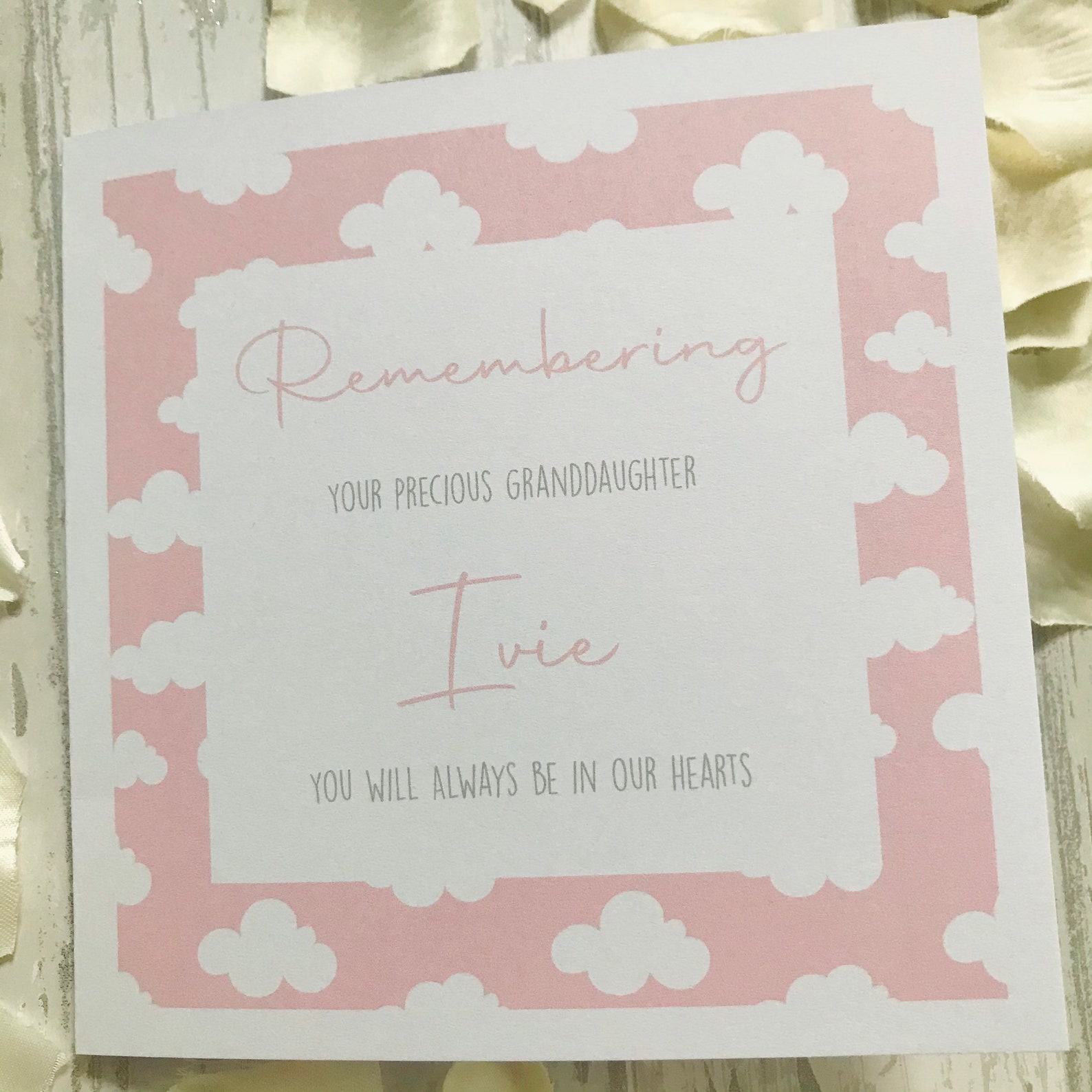 Personalised Remembering Loving Memory Memorial Remembrance - Etsy UK