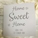 Personalised Home Sweet Home Card New Home Card Housewarming - Etsy