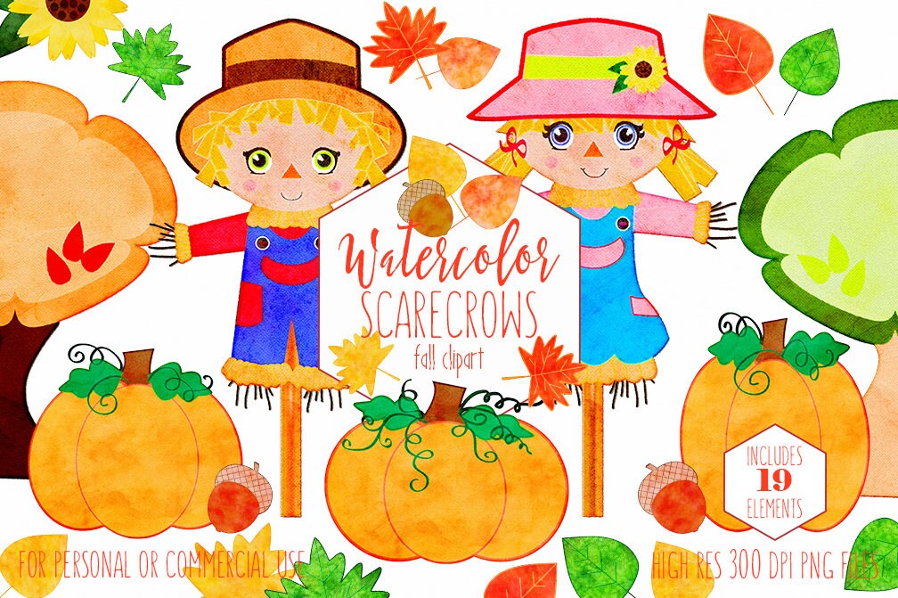 Scarecrows Free Clipart