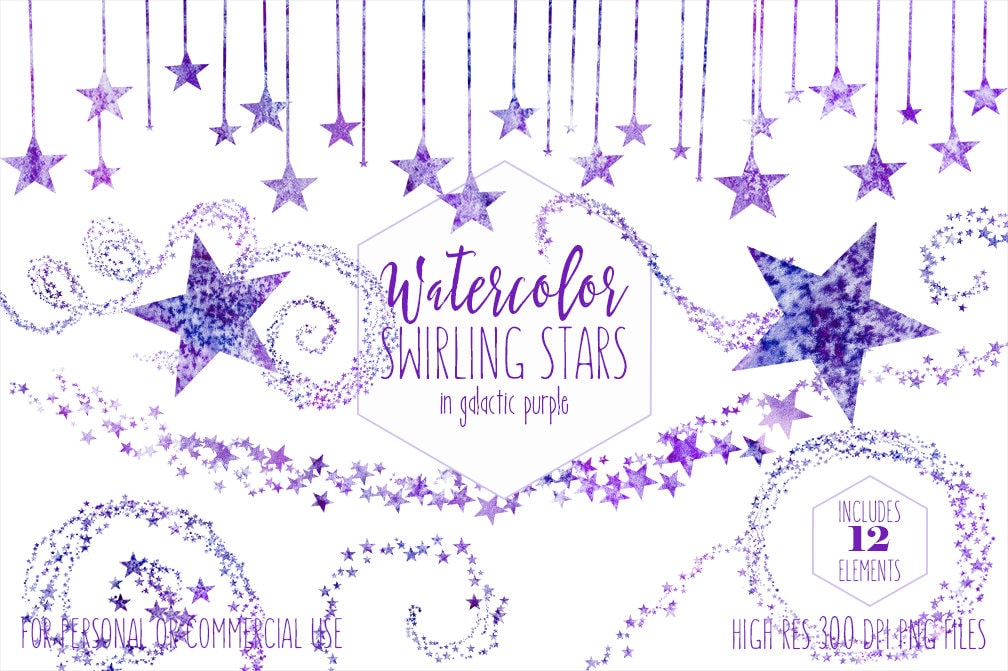 Purple Star Clip Art