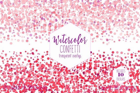 Pink Confetti Clipart