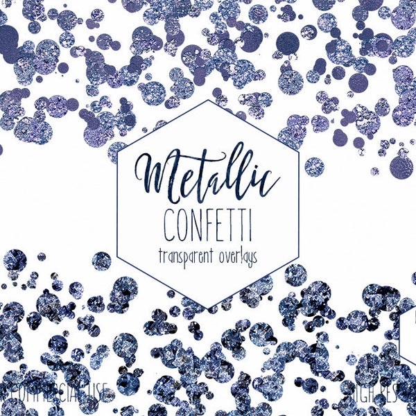 Purple Confetti Border Svg - Etsy