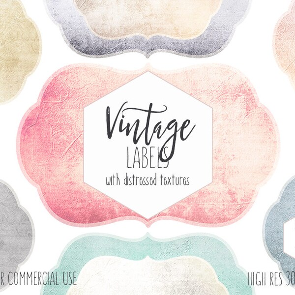 Labels Clip Art - Etsy