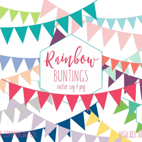 Bunting Sticker - Etsy