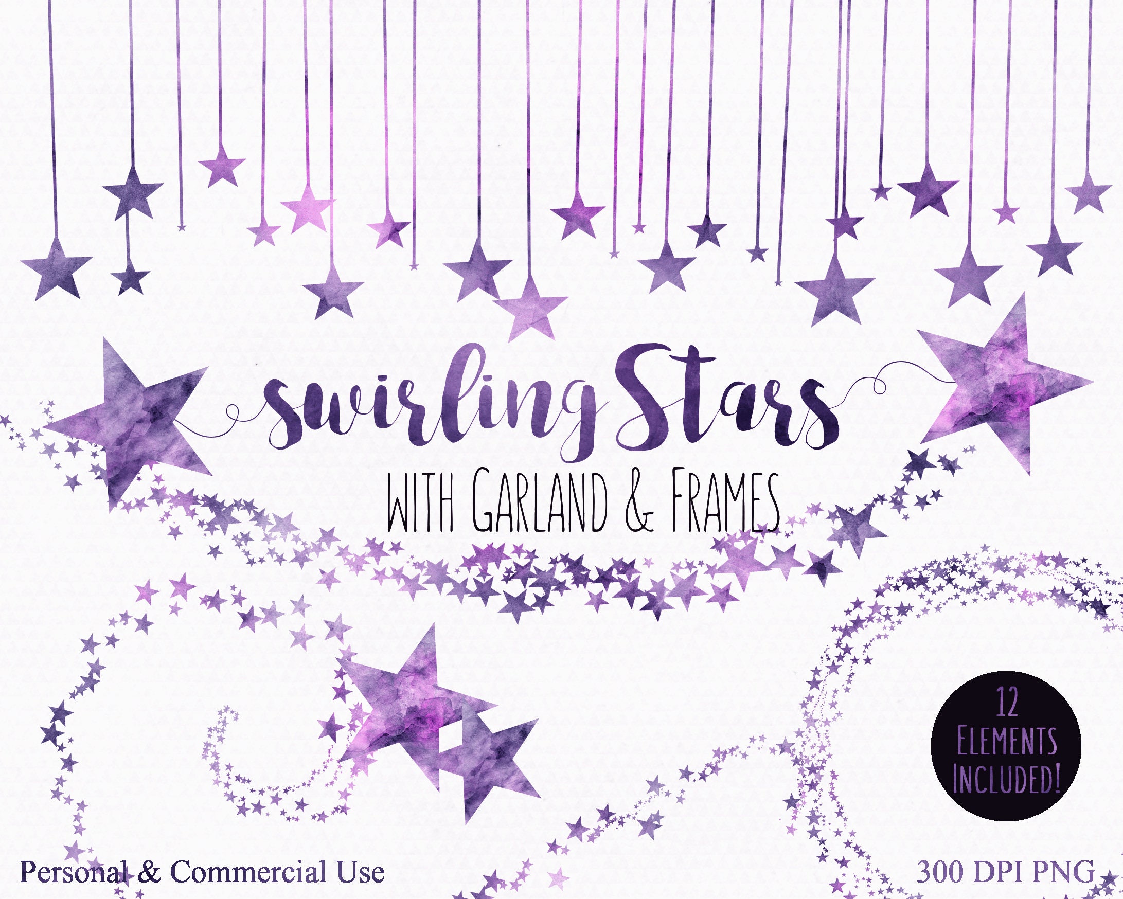 Purple Star Clip Art