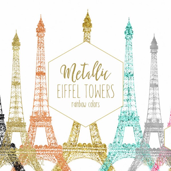 Eiffel Tower Clipart - Etsy