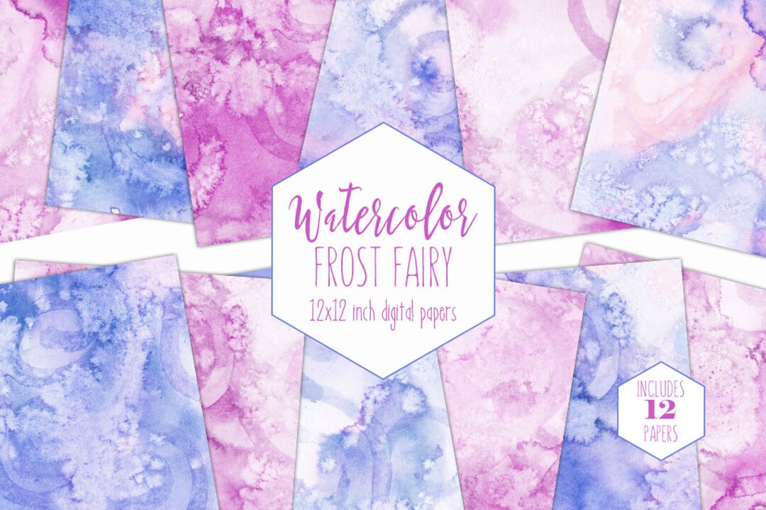 BLUSH PINK WATERCOLOR Digital Paper Pack Commercial Use Cute - Etsy