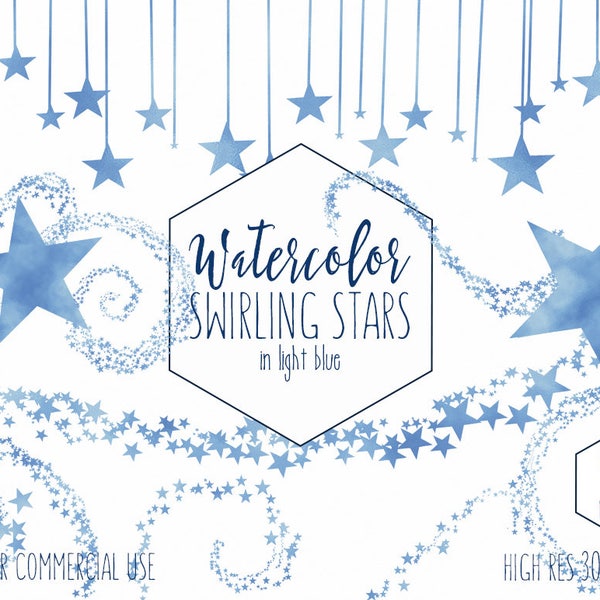 Light Blue Star - Etsy