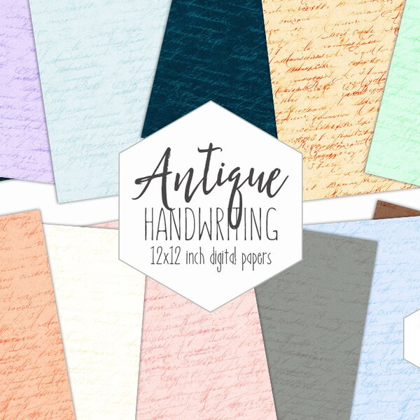 Antique Letter Backgrounds - Etsy