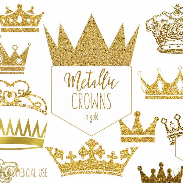 Gold Crown - Etsy