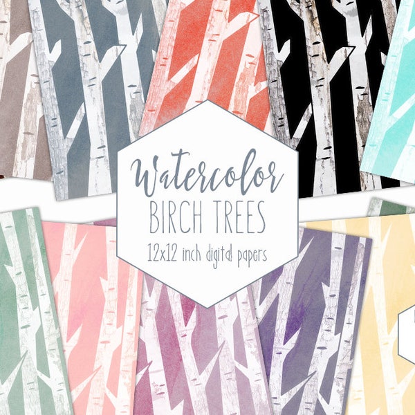 Birch Tree - Etsy