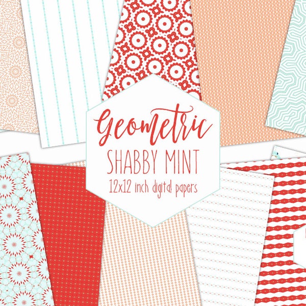 Shabby Chic Christmas Clipart - Etsy