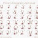 ROSE GOLD FLORAL Alphabet Clipart for Commercial Use Burgundy - Etsy Canada