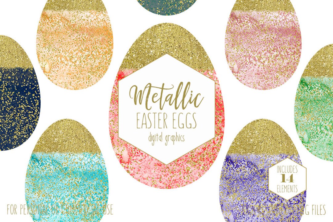 WATERCOLOR EASTER EGG Clipart Pastel Rainbow Eggs Clip Art - Etsy