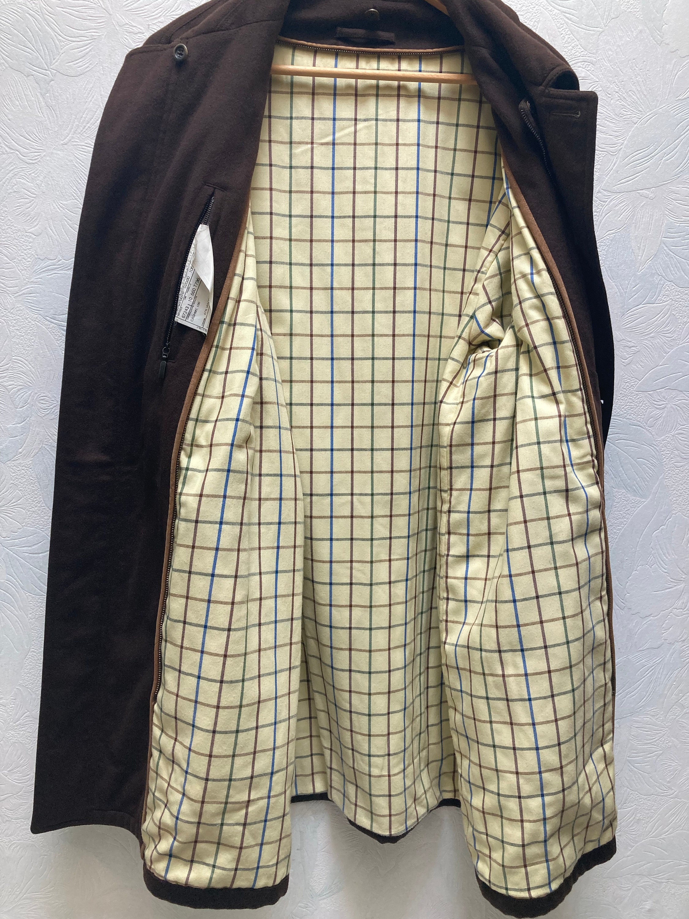 Pure Cashmere A Norma Di Legger Men Outer Coat With Lining Size 50, L-XL, Made in Italy - Etsy