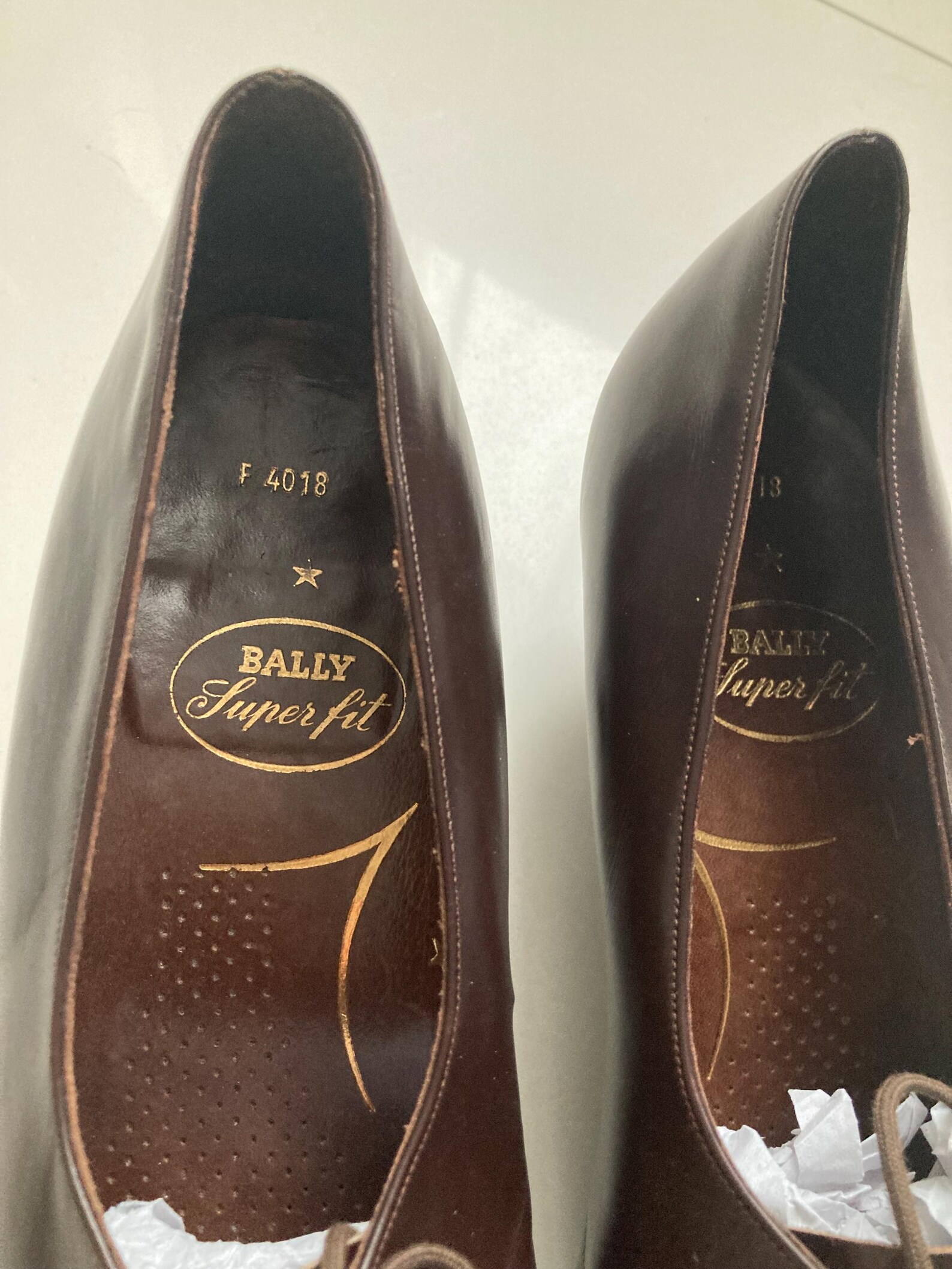 Vintage BALLY Swiss Made Brown Leather Woman Lace up Shoes Size 35 - Etsy