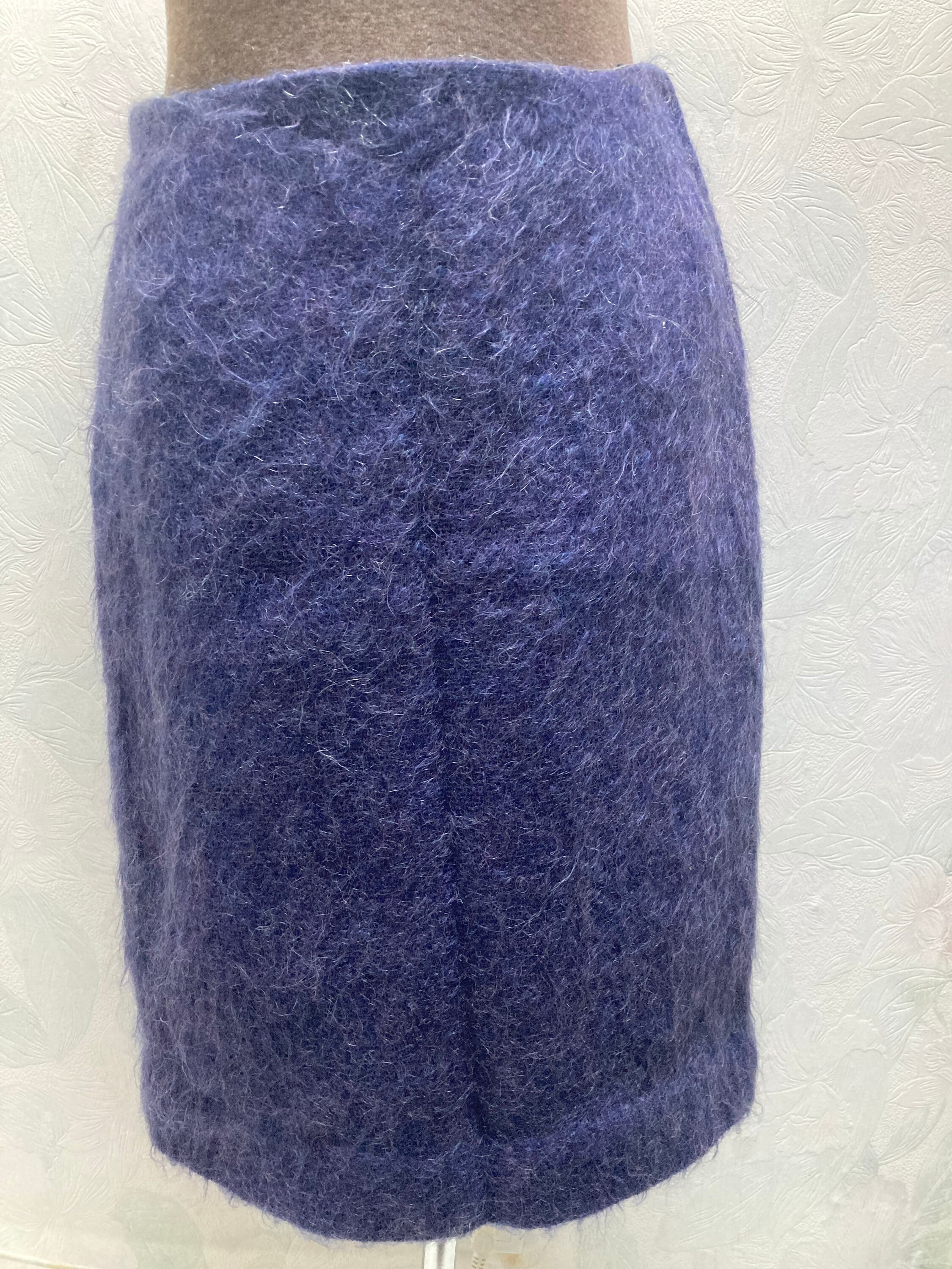 Vintage Andrew Stewart Woven in Scotland Mohair, Wool Straight Knee Length Skirt ,size M - Etsy