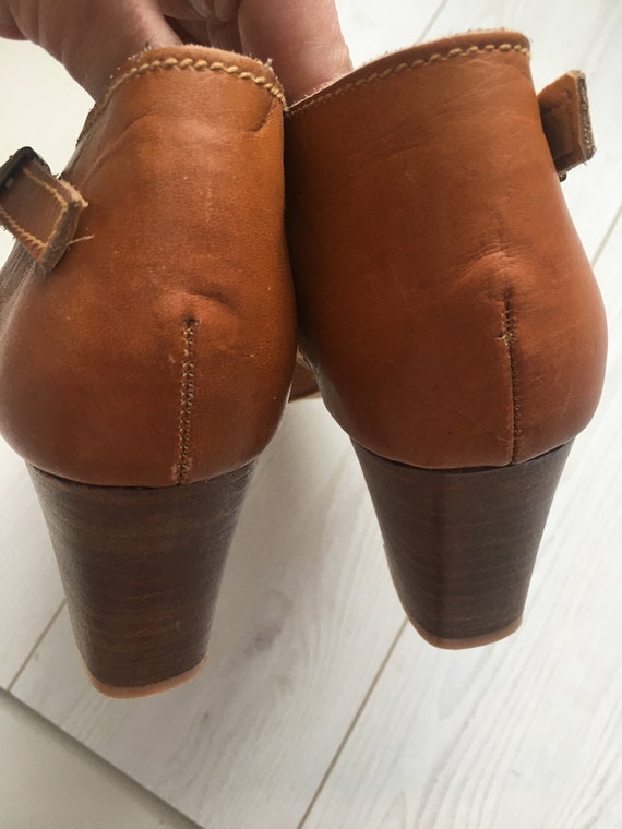 Vintage early 80s PAM made in Italy Leather Summer S… - Gem