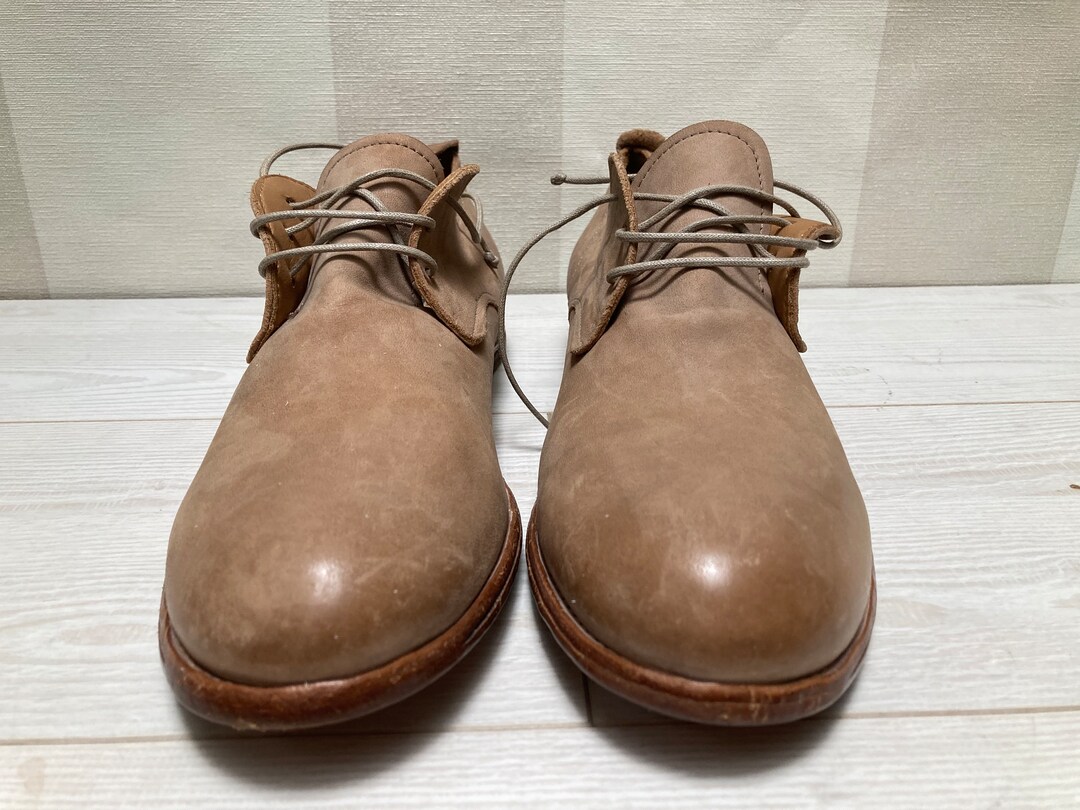 MOMA Made in Italy Natural Beige Camel Soft Leather Women Lace up ...