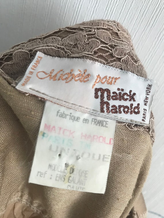 Vintage 80-s Michele Pour Maick Harold Paris Designer… - Gem