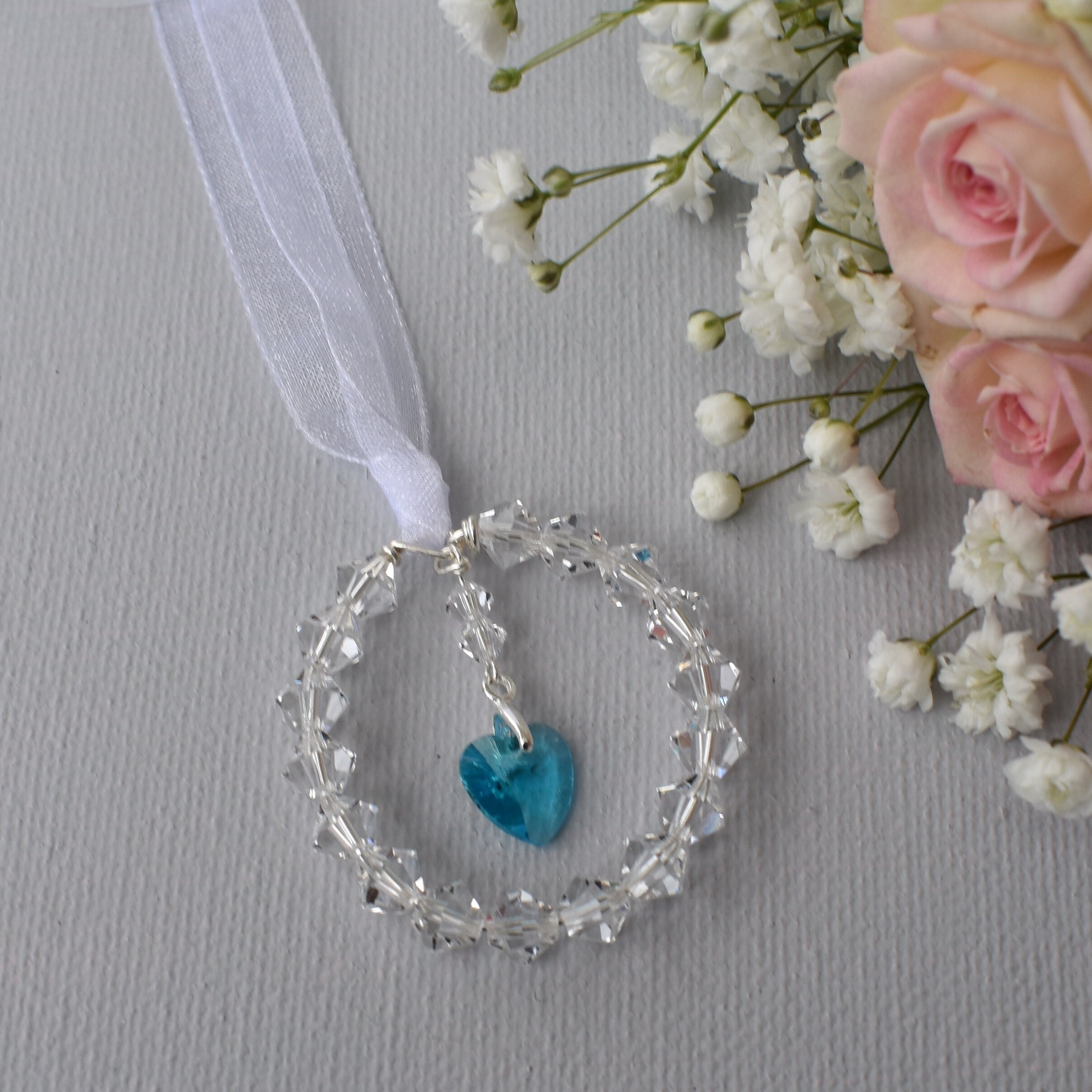 Something Blue Something Blue for Bride Bouquet Charm | Etsy