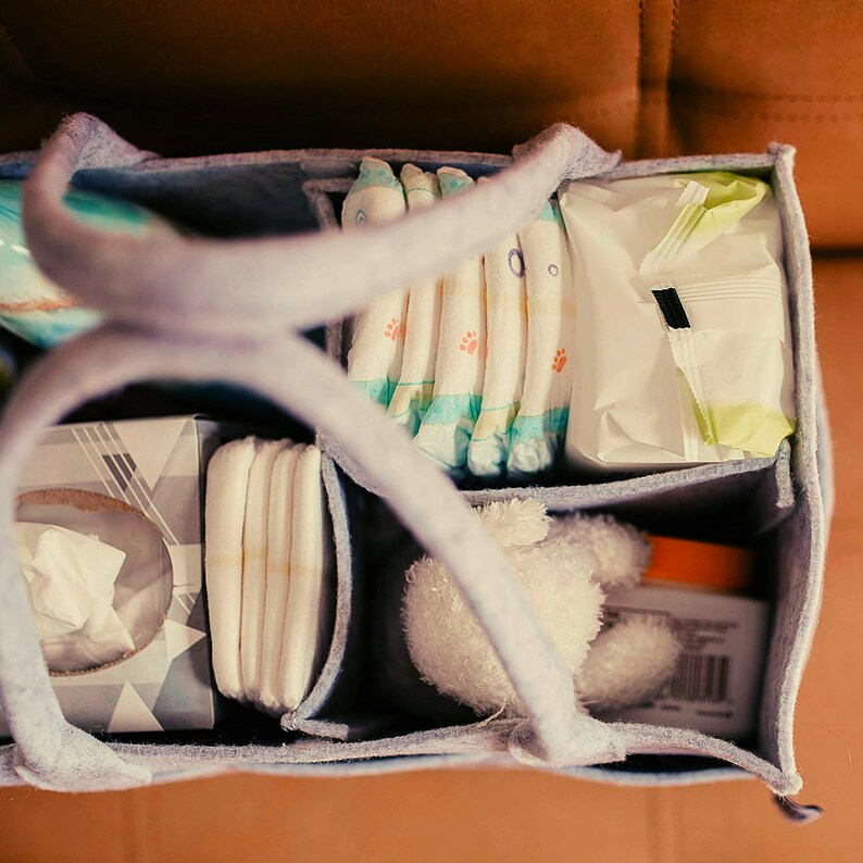 Baby Diaper Caddy | Nursery Storage Bin | Car Organizers | Diapers ...