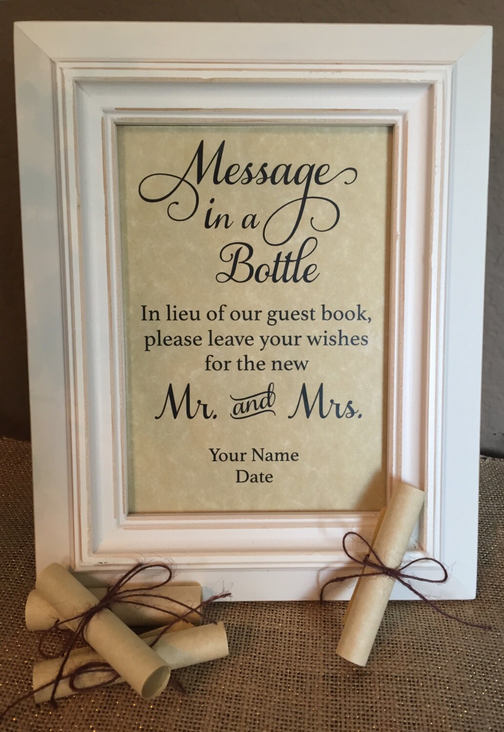 Message in a Bottle Sign - Etsy